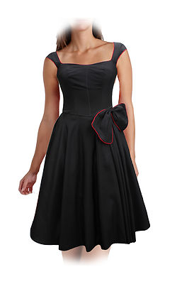 CLASSY VINTAGE 1950's ROCKABILLY STYLE SWING PARTY EVENING PROM DRESS ...