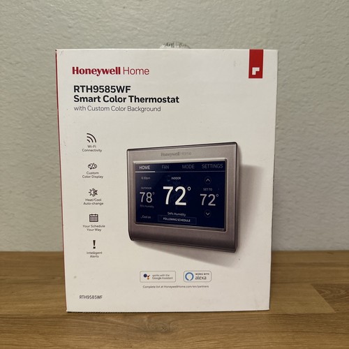Honeywell Home RTH9585WF1004 Wi-Fi Smart Color Touchscreen Thermostat ...