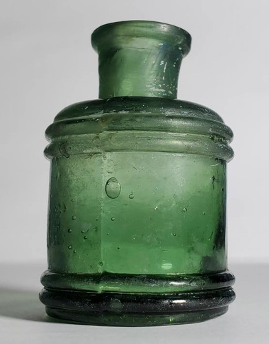 Antique Inkwell from the 1800s. Ink Well Glass. 2 inches | eBay UK