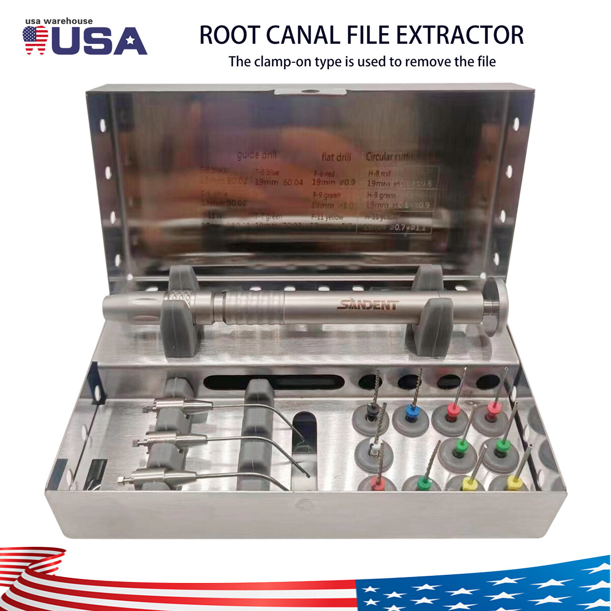 Dental Root Canal File Extractor Endo Broken File Removal System Holder ...