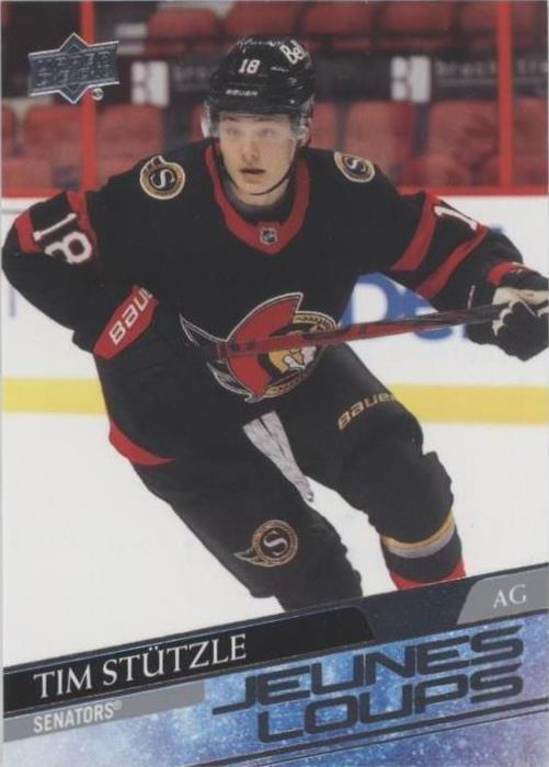 2020-21 Upper Deck - Young Guns Tim Stutzle #482 French (RC) for sale ...
