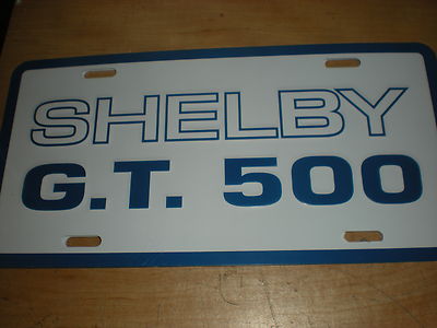 1965 - 1970 2007 - 2013 SHELBY GT500 GT-500 MUSTANG METAL LICENSE PLATE ...