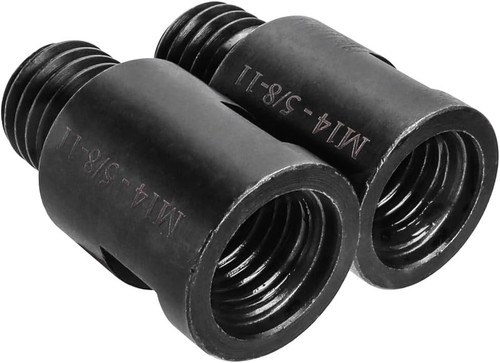 2Pcs M14 to 5/8"-11 Angle Grinder Arbor Adapter, Female Black | eBay