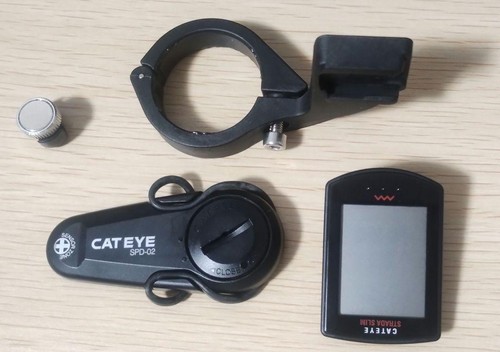 Cateye Strada Slim CC-RD310W Cycle Computer with Mount Sensor Magnet ...