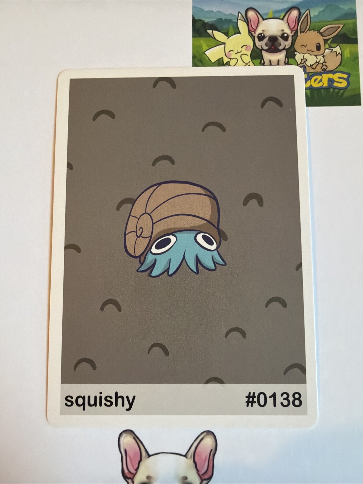 PookieMoot Pokemon Parody TCG Card Squishy (Omanyte) #138 #0138 Gen 1 ...