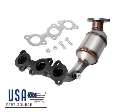 New Front Exhaust Manifold Catalytic Converter For 2004-07 Toyota ...