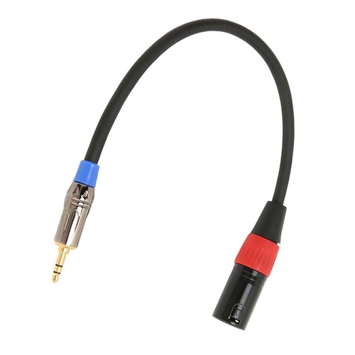 XLR Male To 3.5mm Cable Stereo Lossless Noise Reduction Mic Balanced ...