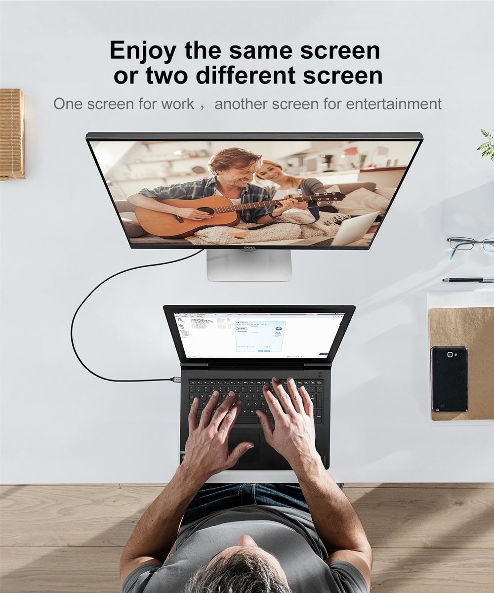 Type C USB-C to USB-C Cable USB 3.1 Charge Data Screen Mirroring for ...