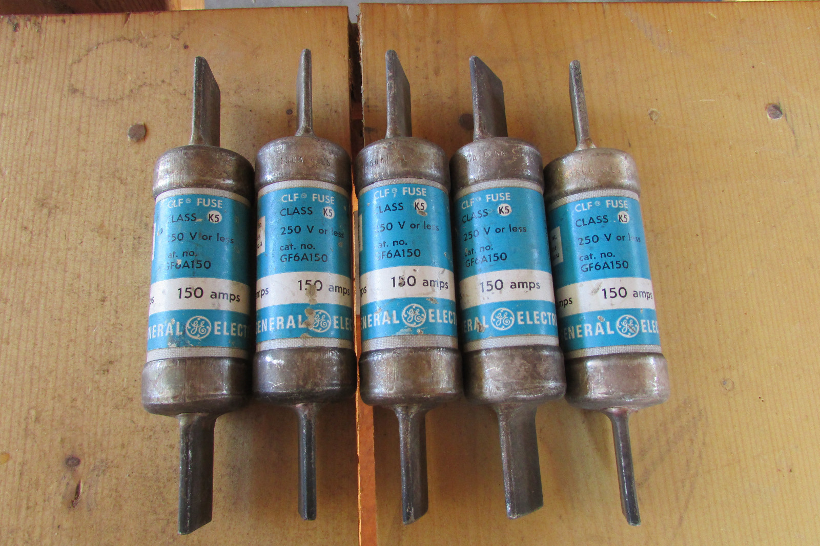 GE GF6A150 CLF Fuse 250V 150 amp Class K5 Lot of 5! | eBay