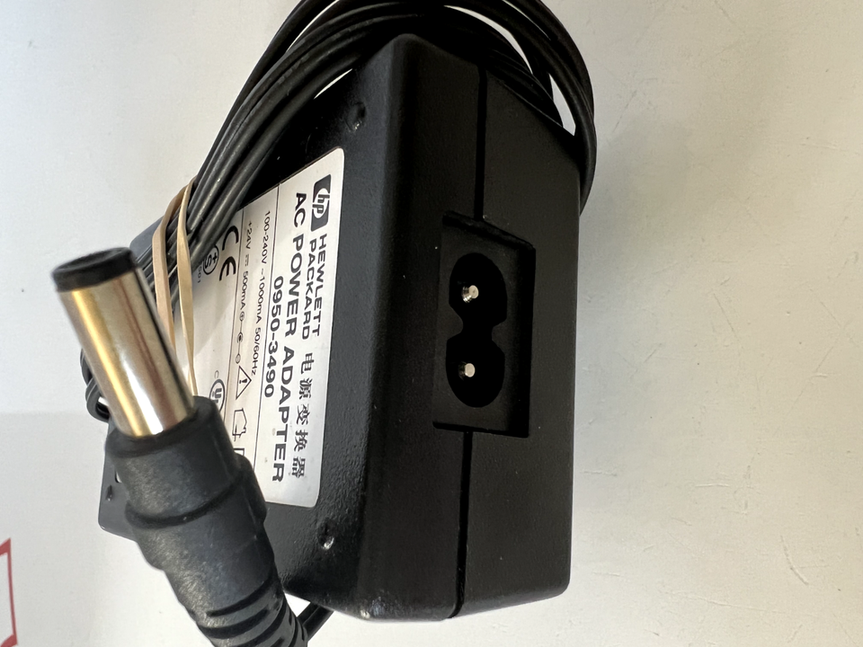 HP 0950-3490 Power Supply 24V 500mA Adapter for DeskJet Printer ScanJet ...
