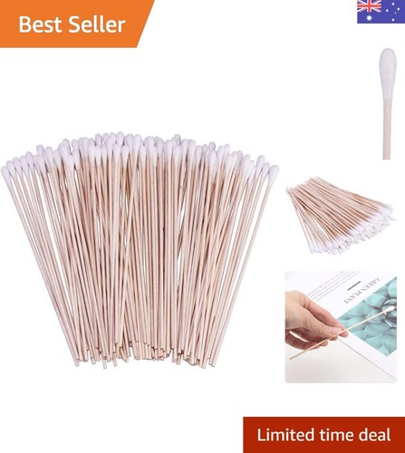 6-Inch Cotton Tipped Applicators with Sturdy Wooden Handles - 400 Pack ...