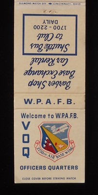 1960s? Officers 2750th Air Base Wing Wright-Patterson Air Force Base Fairborn OH | eBay