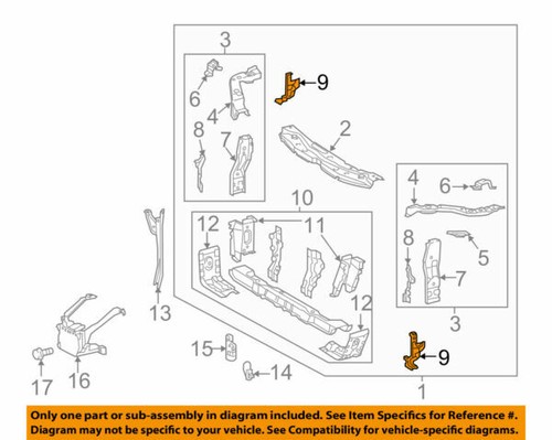 52142-33100 Toyota Arm, front bumper, upper lh 5214233100, New Genuine ...