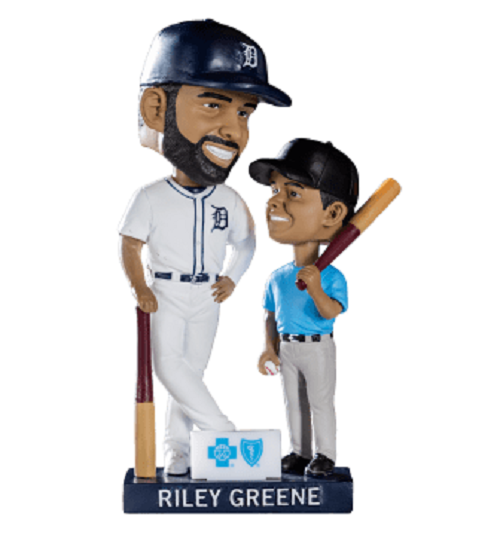 8/17 2024 Detroit Tigers Riley Greene Bobblehead Little League Classic ...