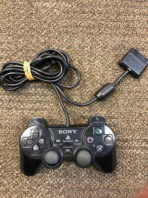 Parts Repair Genuine Sony PS2 Remote Controller Black SCPH-10010 PARTS ...