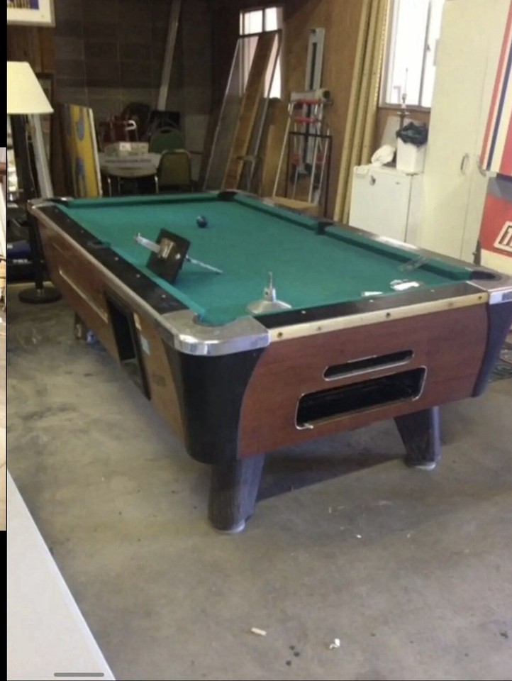 7 FT COIN OPERATED COMMERCIAL POOL TABLES = VALLEY-DYNAMO-GREAT ...