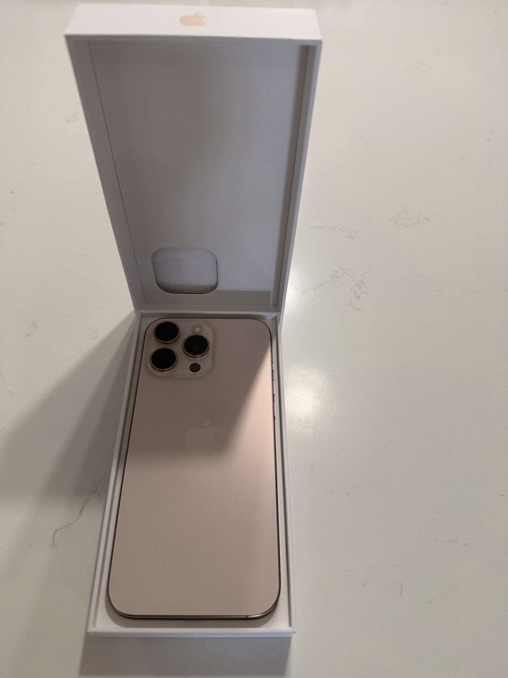 iPhone 16 Pro Max 256GB Dessert Titanium Unlocked Smartphone | eBay UK