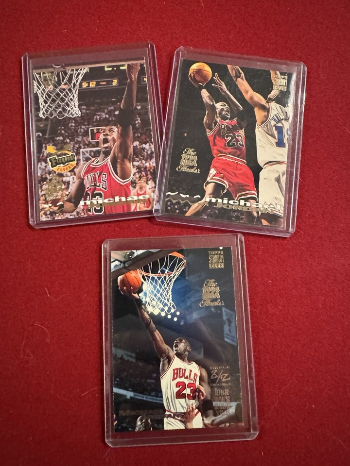 1993- 94 SUPER TEAM-NBA FINALS GOLD STAMP Set 1-360 MICHAEL JORDAN (1 ...