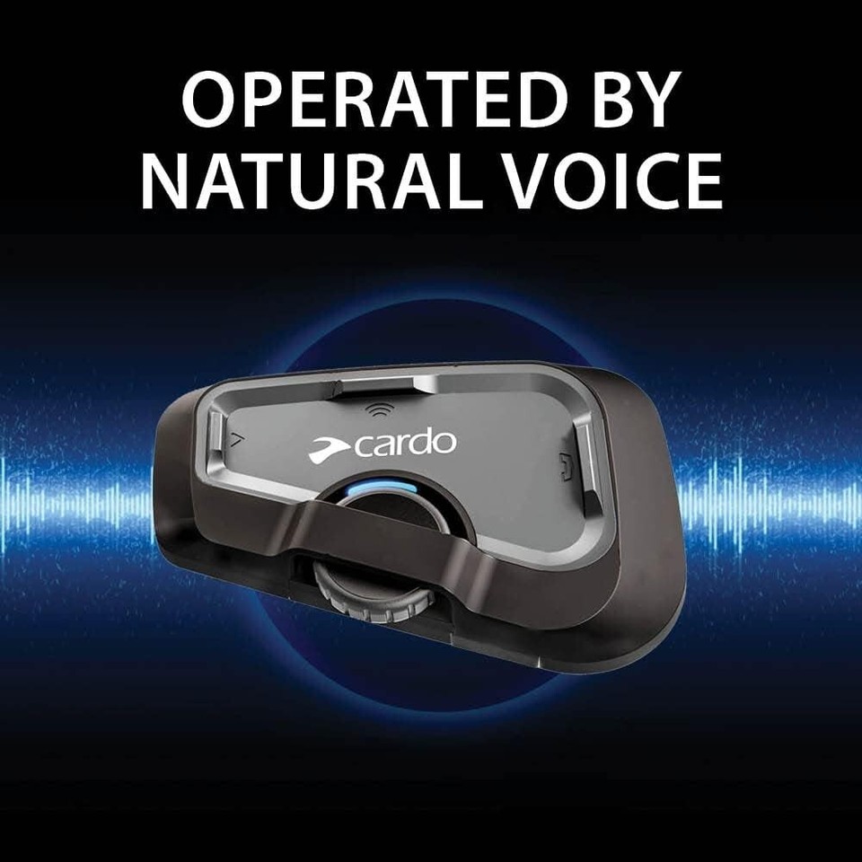 Cardo Freecom 4x Black Bluetooth Headset Com System Sound by JBL Single ...