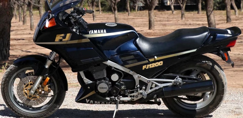 1989 Yamaha FJ1200 Complete PIN STRIPING DECALS Set - BLACK Model | eBay