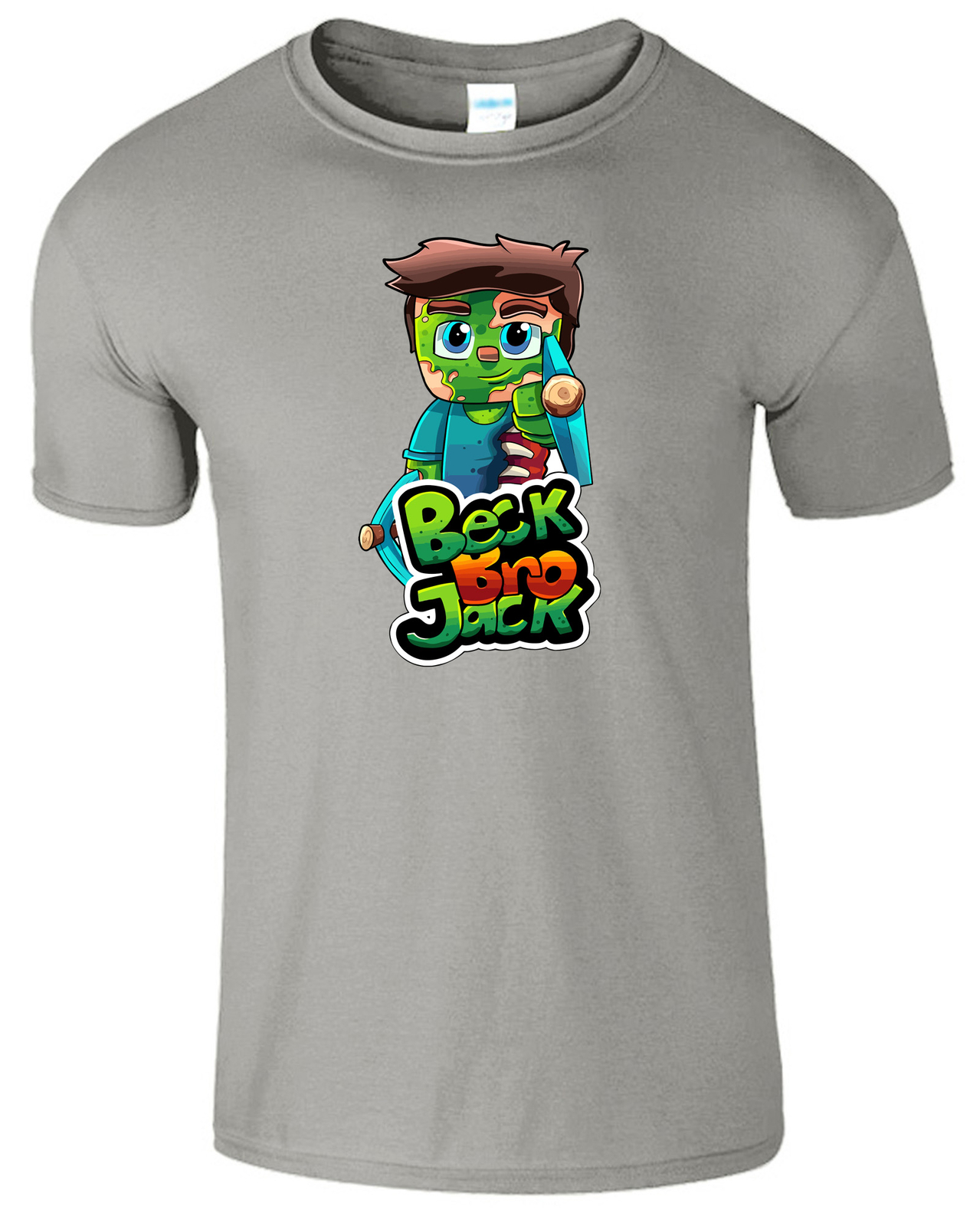 BECKBROJACK Kids T Shirt Youtuber Merch Gamer Gaming Funny Boys Girls ...
