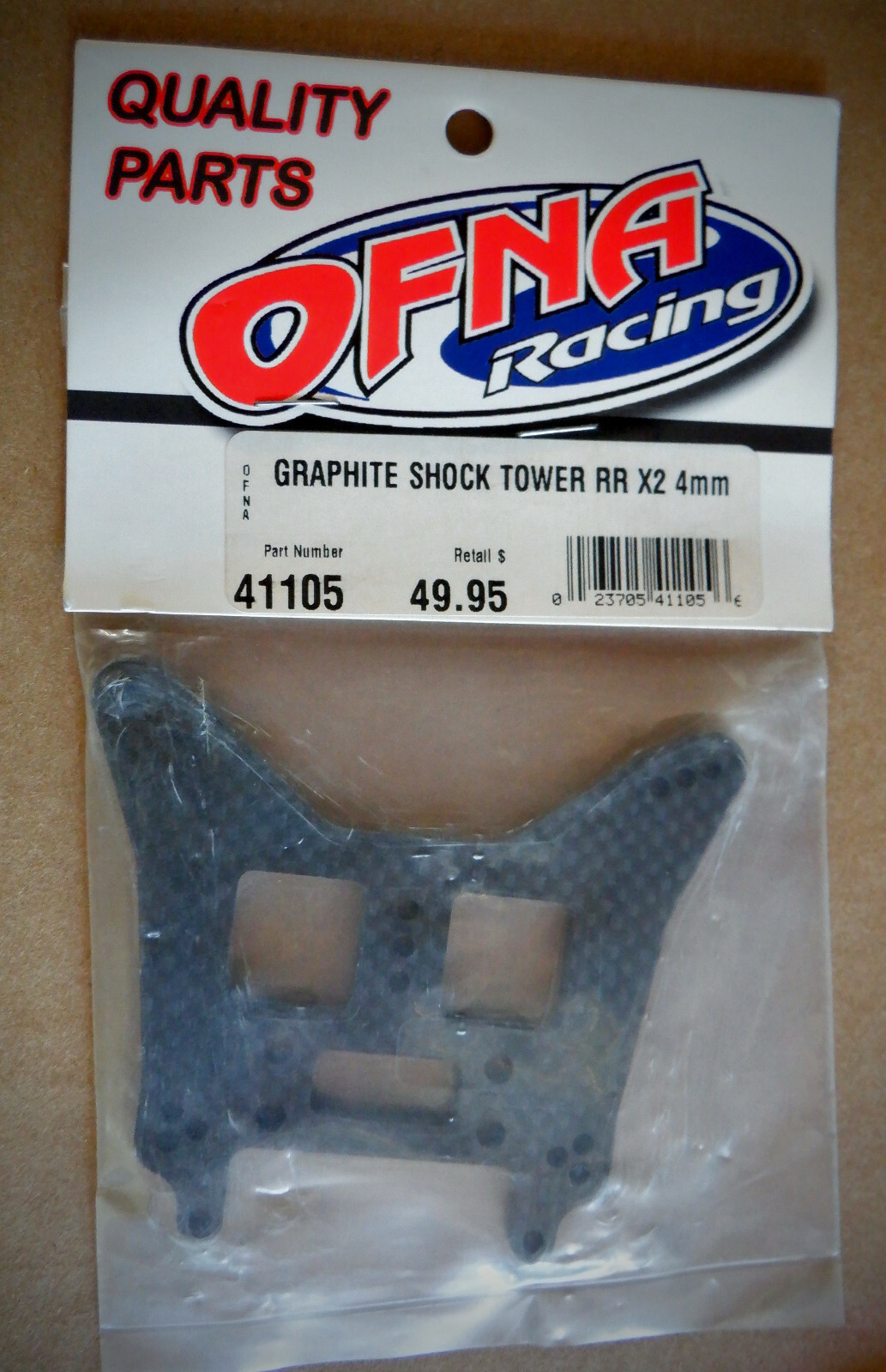 OFNA JAMMIN' X2 GRAPHITE REAR SHOCK TOWER #41105 (4mm Thick) NEW | eBay