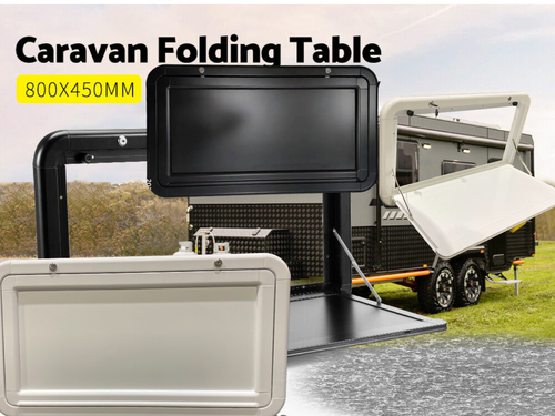 JAYCO SUITABLE CARAVAN FOLDOUT TABLE PICNIC TABLE BLACK LOCKABLE | eBay