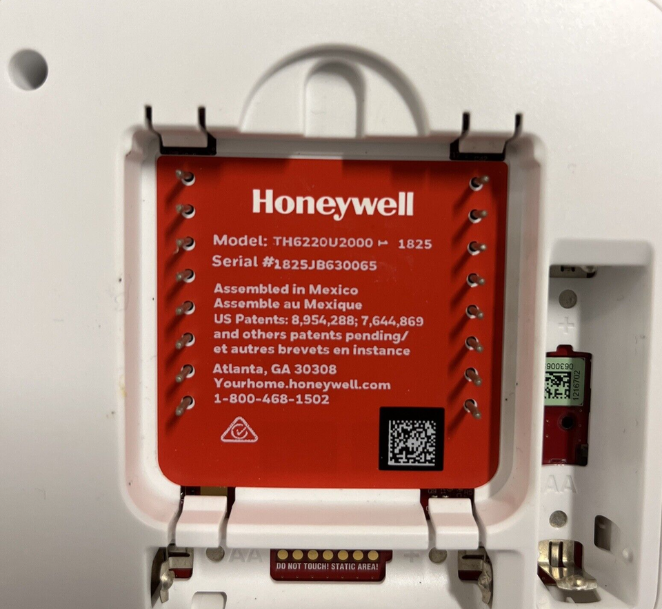 HONEYWELL TH6220U2000/U Programmable Thermostat with stages up to 2 ...