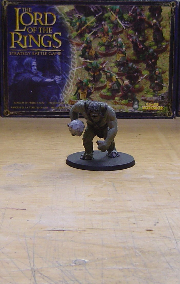 GW Herr der Ringe - Troll für Katapult - Metallfigur komplett gebaut ...