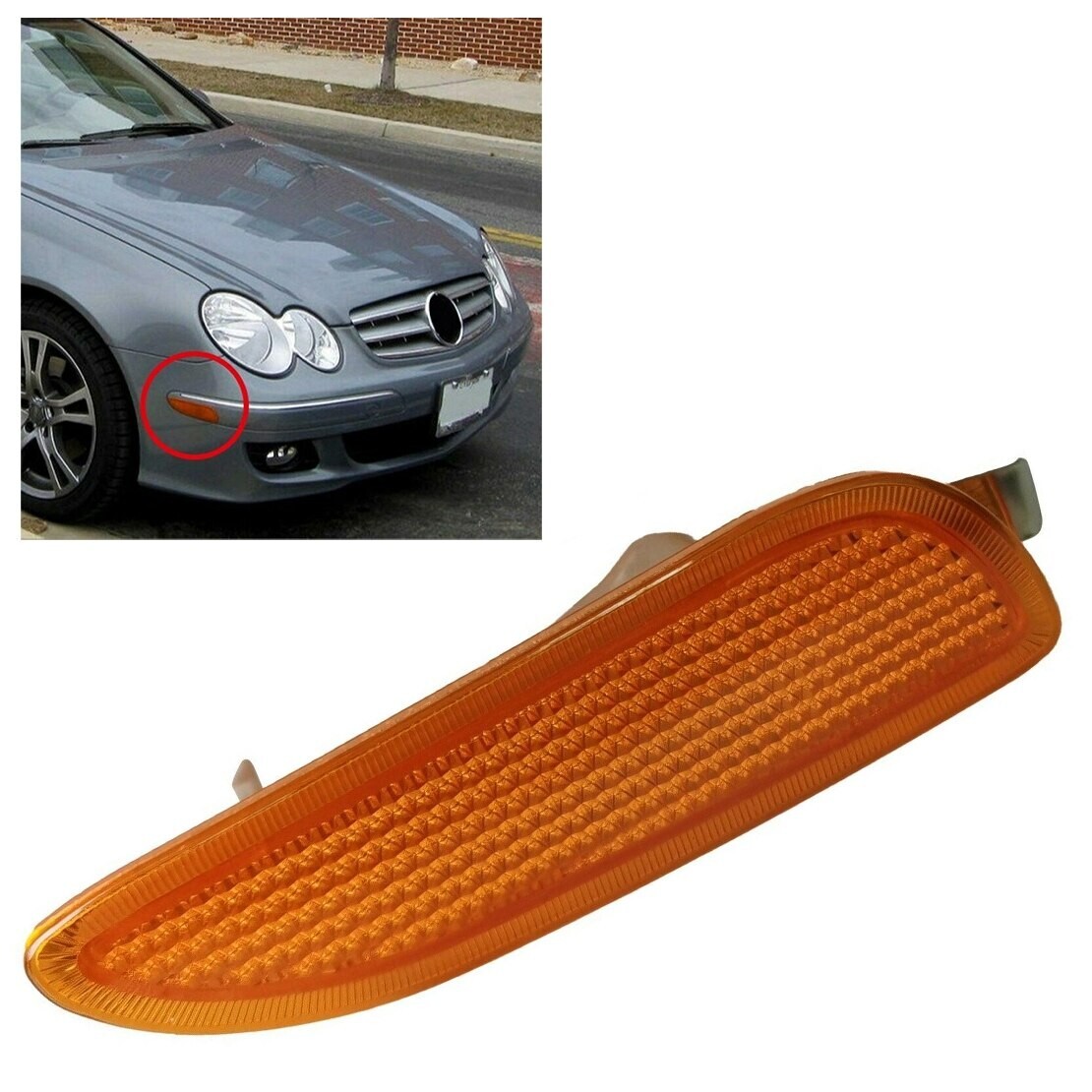 2003-2009 MERCEDES BENZ W209 Front Right Turn Signal Light A2098200221 ...