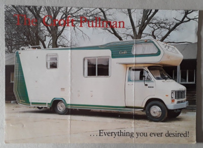 Dodge 50 Croft Pullman Motorhome Camper Van Brochure / Leaflet | eBay UK