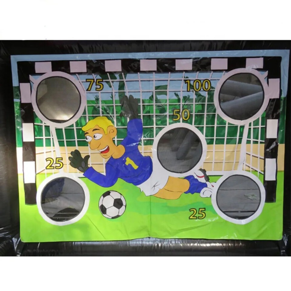 Inflatable Football Soccer Penalty Shoot Gate Football Kick Goal ...