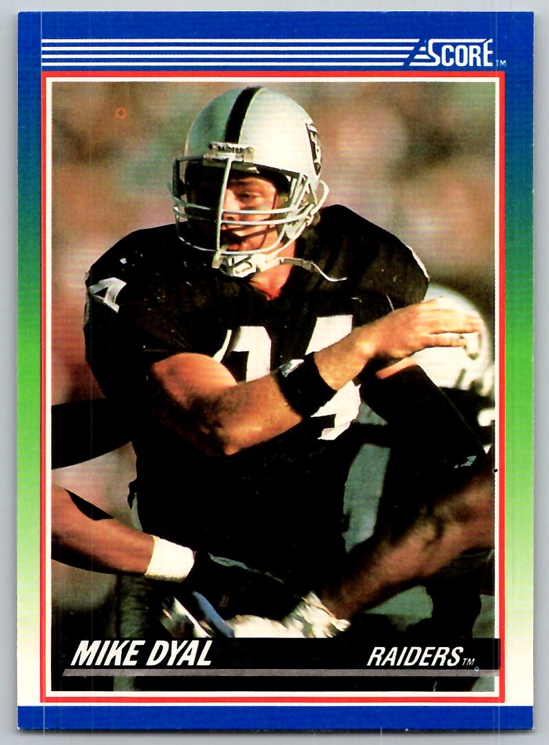 1990 SCORE MIKE DYAL RC LOS ANGELES RAIDERS #86 | eBay