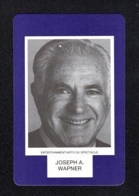 Joseph Wapner TV Show Judge 1993 Face To Face Game Card Canadian Issue ...