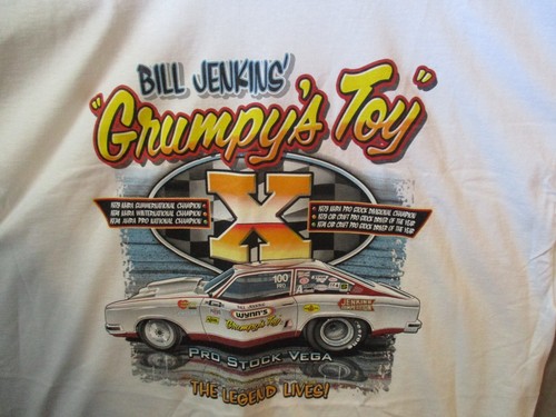 3XL Grumpy's Toy Bill Jenkins Shirt X Pro Stock Vega Quote Vntg NHRA ...