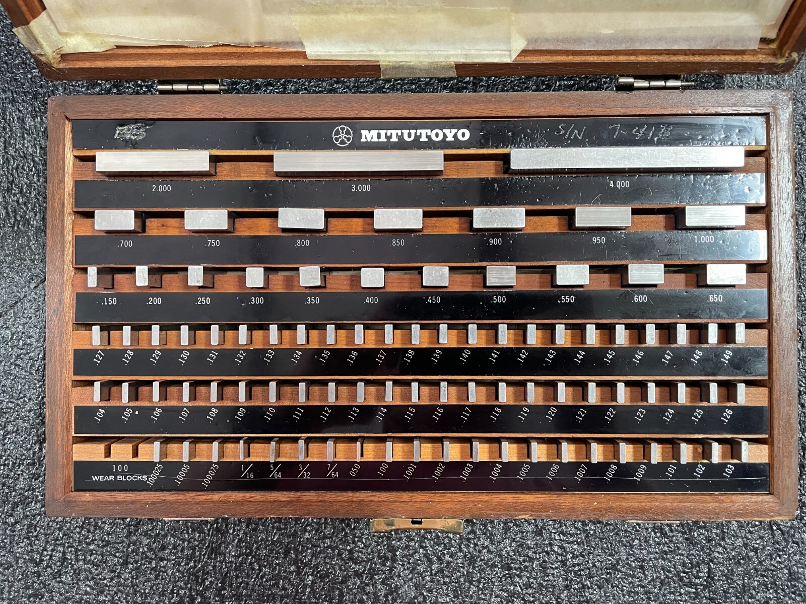 MITUTOYO 88 pc Square "Wear" Gage Block Set | eBay