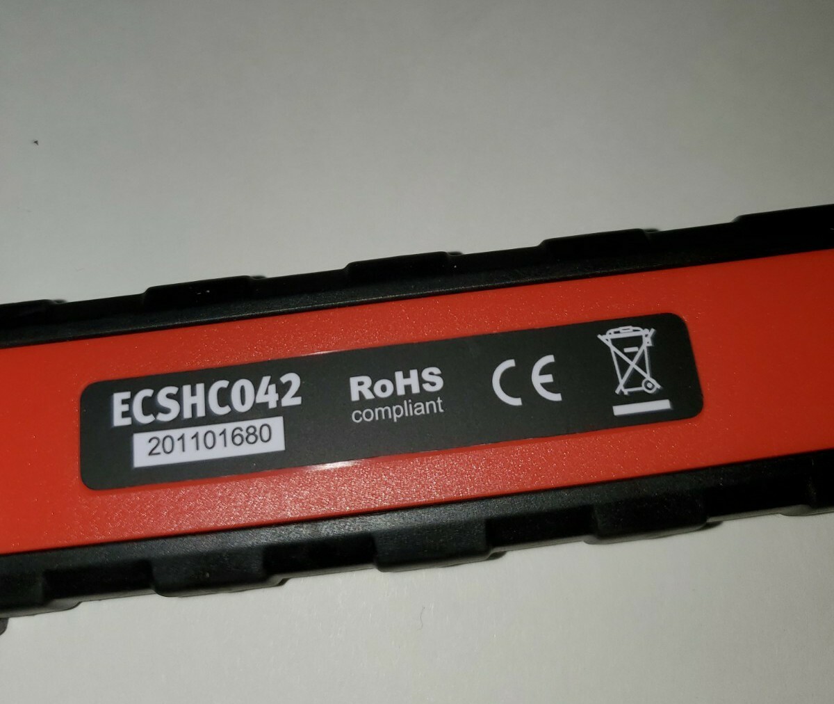 New Snap On 400 Lumen Rechargeable Shop work Light RED Super Slim Hooks ...