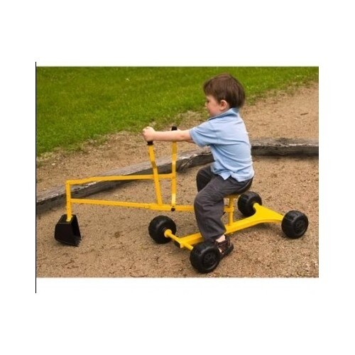 Outdoor Sand Digger Swivel Ride On Tractor Toy Sandbox Beach Scoop Dig ...