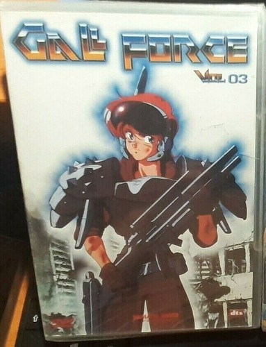 1 DVD ANIME GALLFORCE Oav 3 RHEA GALL FORCE,SPACE FILM MANGA 80 ...