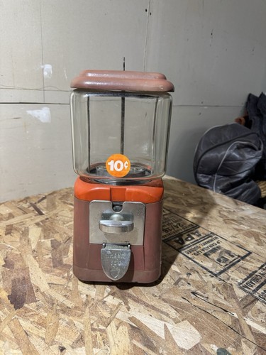 Vintage Oak Acorn Glass Globe Candy vending machine | eBay