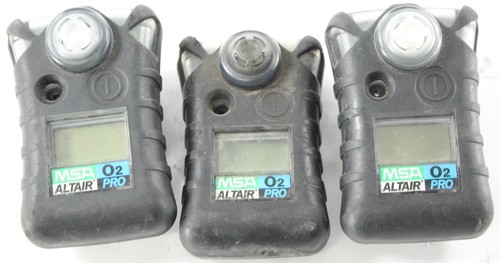Lot of 3 MSA INSTRUMENTS ALTAIR PRO O2 SINGLE GAS DETECTOR AS IS | eBay ...