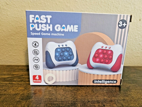 New Popping Classic Meets Fast Fun Game Quick Pop Push Electronic. Red ...