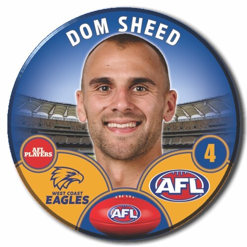 2023 AFL West Coast Eagles Football Club - SHEED, Dom | eBay Australia
