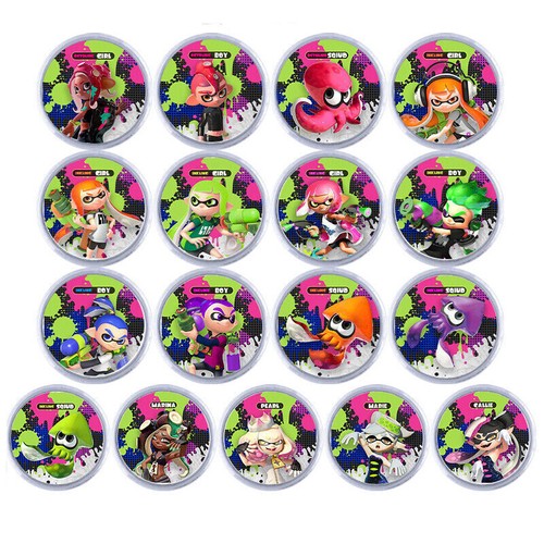 Splatoon 1 2 3 Octoling Octopus 17 pcs/set PVC NFC Tag Game Cards For ...
