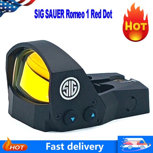 SIG SAUER Romeo1 1x30mm 3 MOA Red Dot Black Reflex Sight (SOR11600) US ...