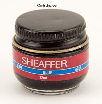 Vintage Sheaffer ink bottle in Blue / Azul / Bleu 12ml | eBay