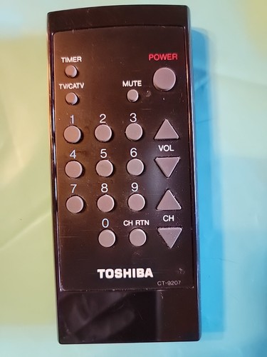 Toshiba CT-9207 TV DVD VCR Remote Control Unit for CF917 C2018 CF928 ...