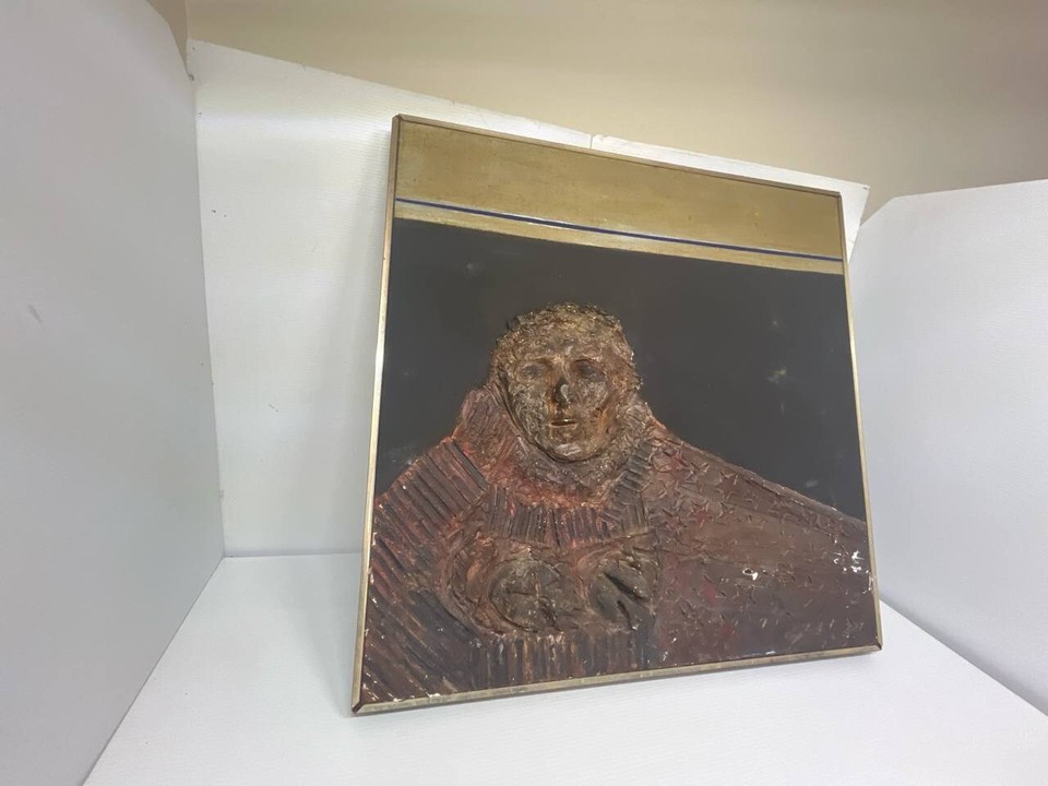 Original Enrico Embroli Art Painting "Star Spangled Savior" Unique ...