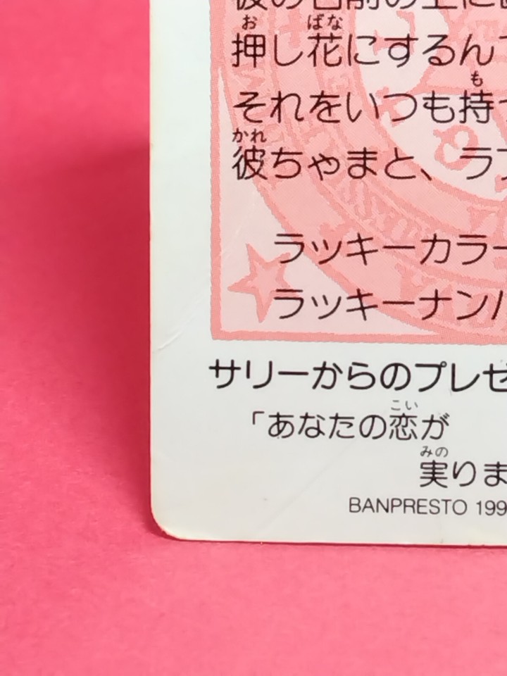 Yoshiko & Sumire Wizard Sally Card Cards BANPRESTO Retro Japanese Anime ...