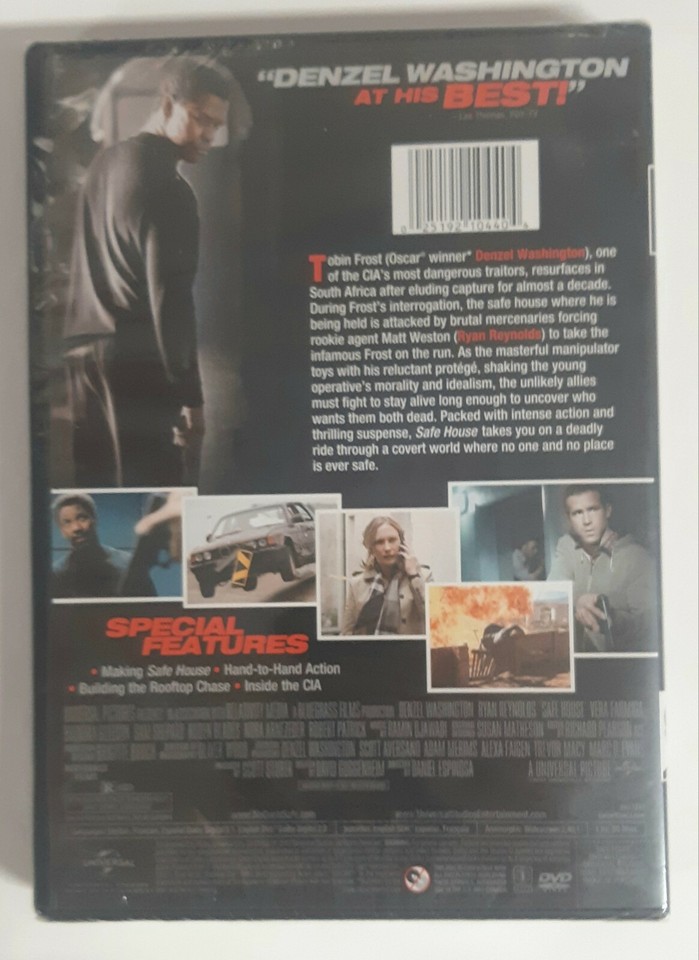 Safe House (DVD, 2012) Brand New Sealed - ryan reynolds, denzel ...